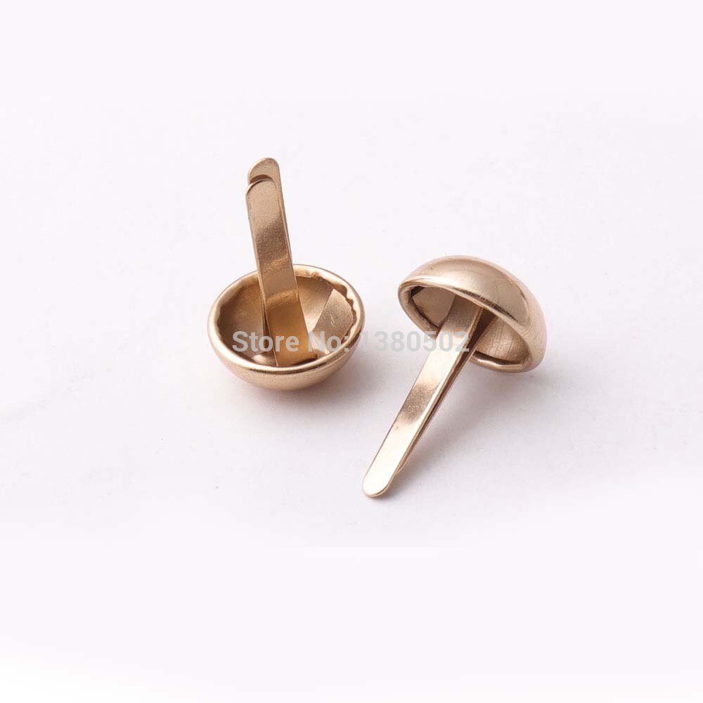 50pcs/lot light gold color Round metal Brads Scrap... – Vicedeal