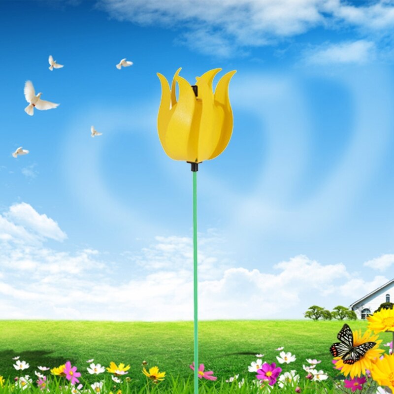 Colorful Flower Wind Spinners Lawn Pinwheels Windm... – Vicedeal