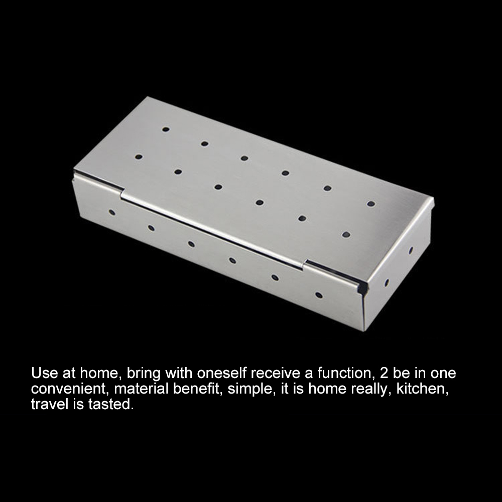 Stainless Steel Smoker BOX BBQ Stainless Steel Smo... – Grandado