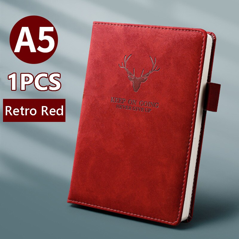 360 Pages Super Thick Wax Sense Leather A5 Journal... – Grandado