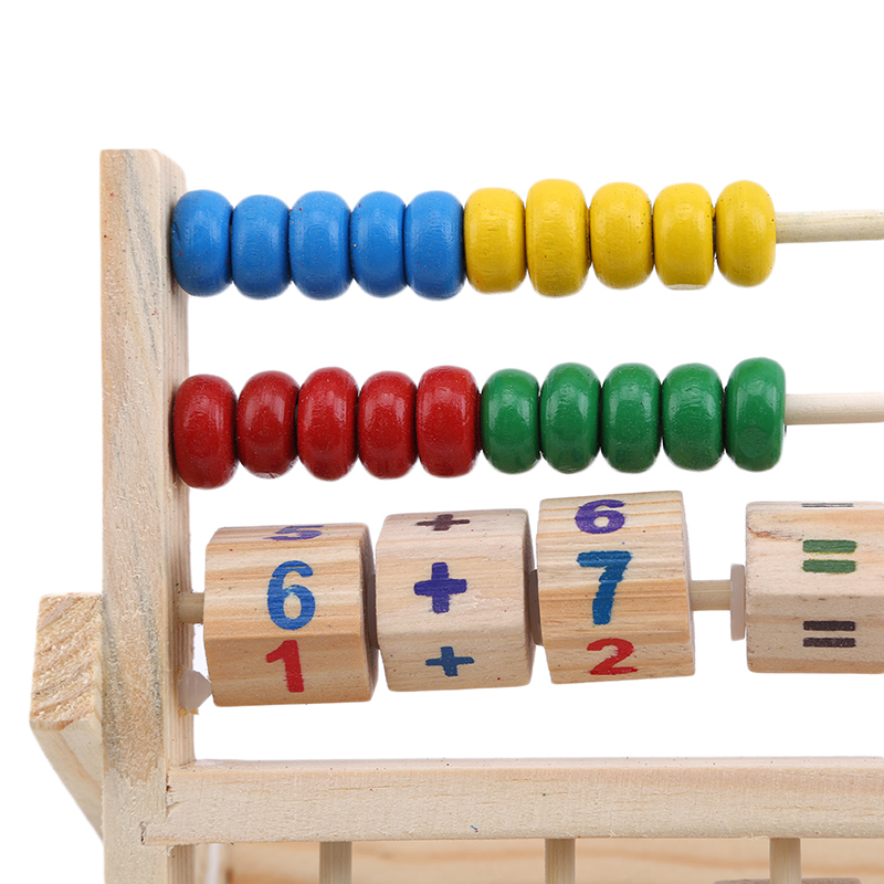 Wood Educational Computing Rack Abacus Toy For Bab... – Grandado