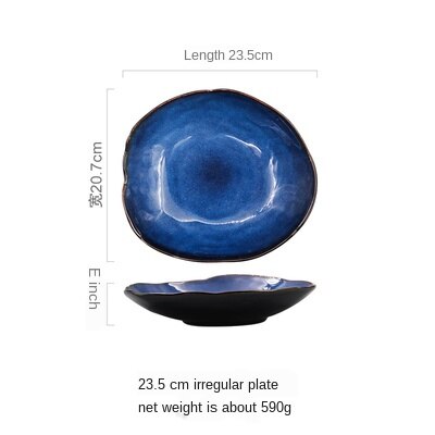 Nordisk keramisk mad tallerken tallerken husholdni... – Grandado