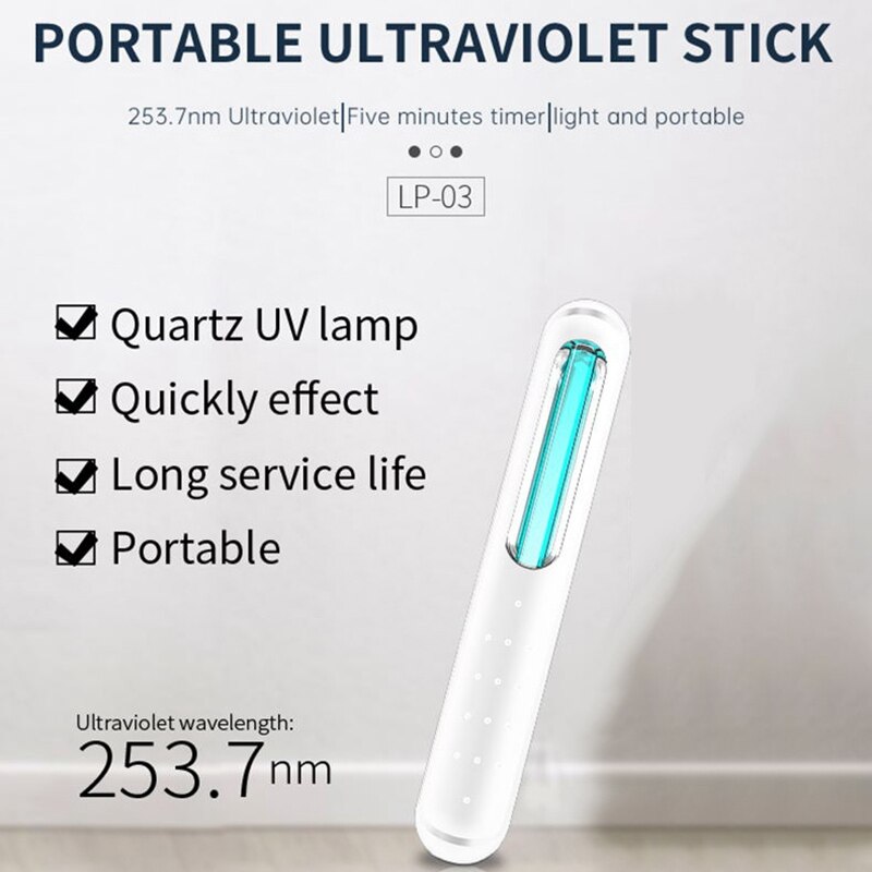 UV Light Disinfector Wand, Portable UVC Light Disi... – Grandado