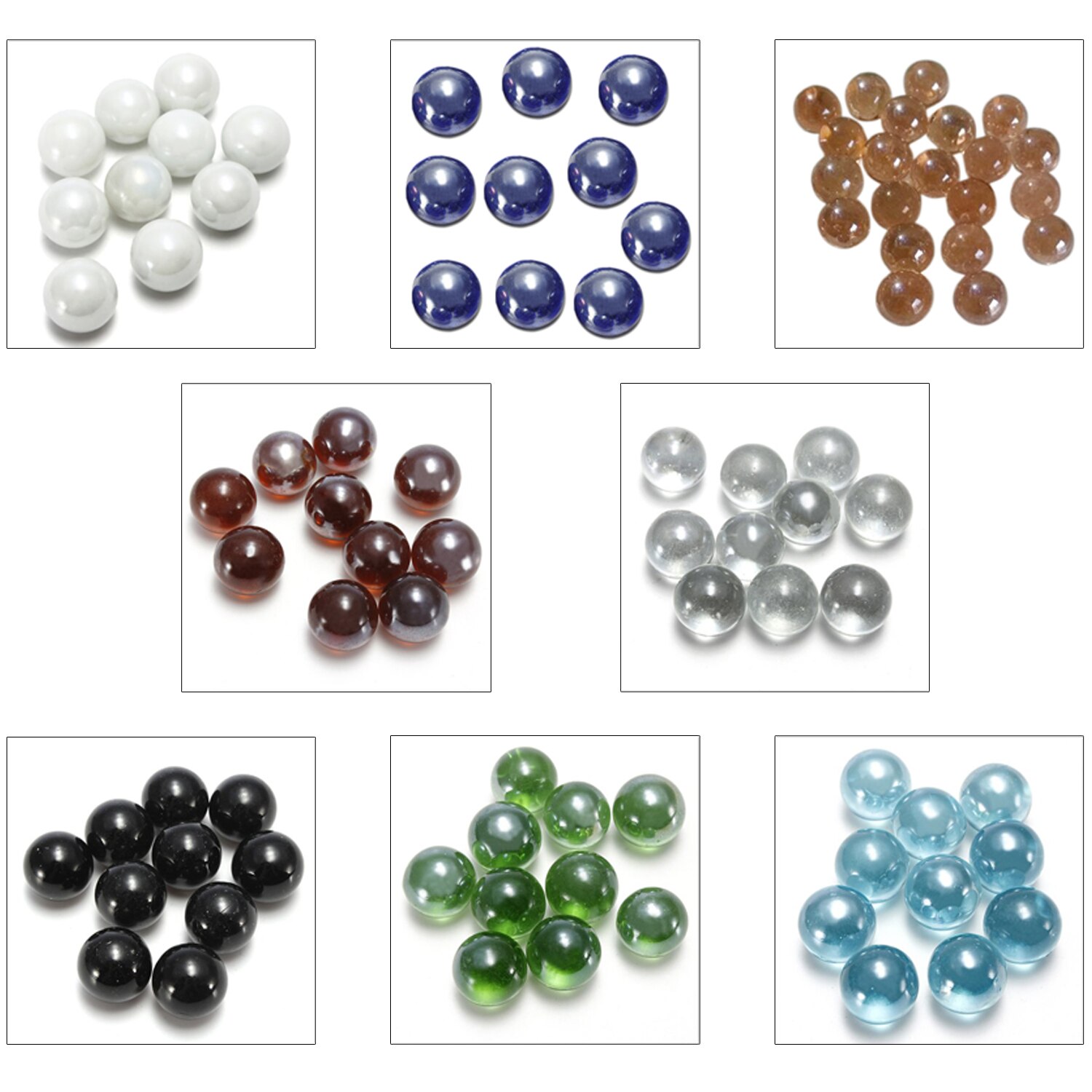 10 Pcs Knikkers 16Mm Glazen Knikkers Knicker Glas ... – Vicedeal