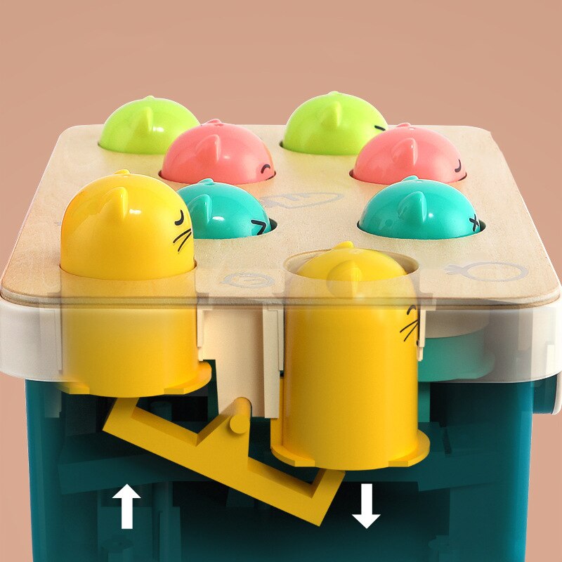 Cat and Mouse War Knocking Game Toy Hamster Toy 2-... – Vicedeal