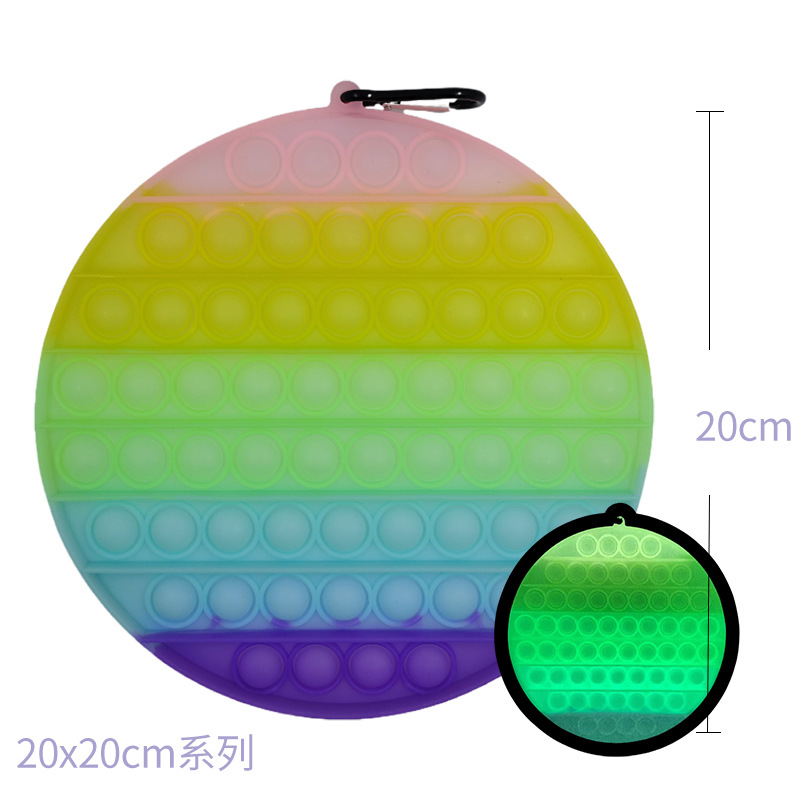30cm Fluorescent Big Size Glow in The Dark Push Po... – Vicedeal