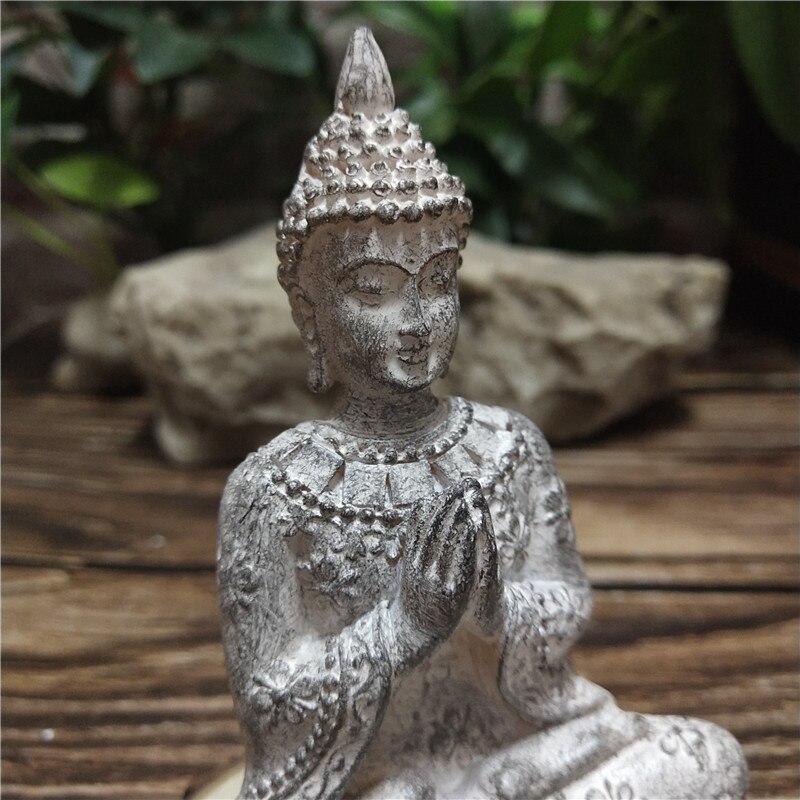 Thailand Buddha Statue Sculpture Home Decor Zen Ga... – Grandado