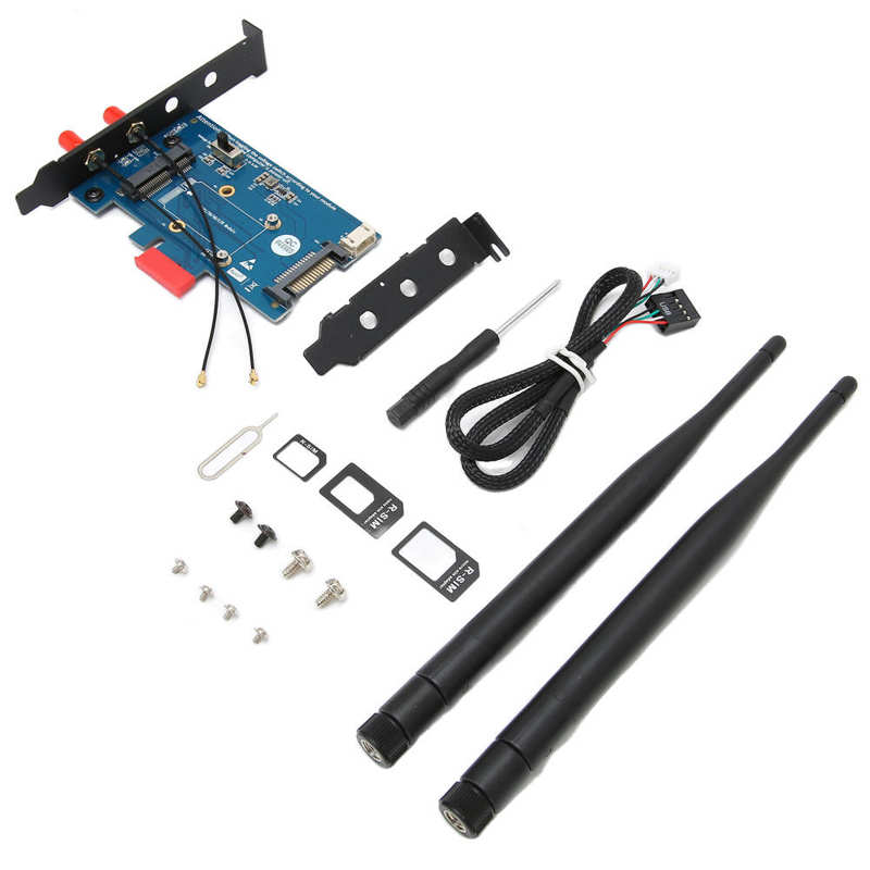 Mini PCIE Adapter 4Pin Power Interface Wireless Ad... – Grandado