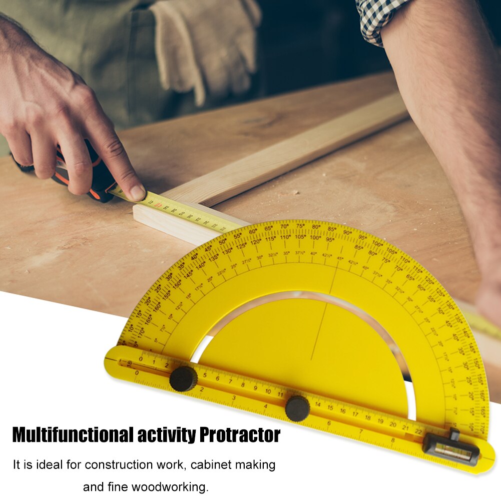 180 Degree Protractor Angle Finder Arm Rotary Meas... – Grandado