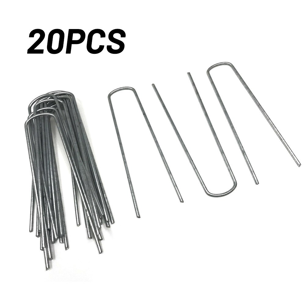 20pcs U Tent Pegs Galvanised Metal Ground Tent Sta... – Vicedeal