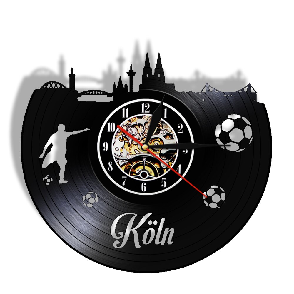 German Köln Cut Out Longplay Wall Clock Cologne S... – Grandado