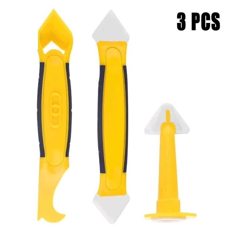 3pcs Silicone Sealant Tool Set Caulk Scrapper Appl... – Vicedeal
