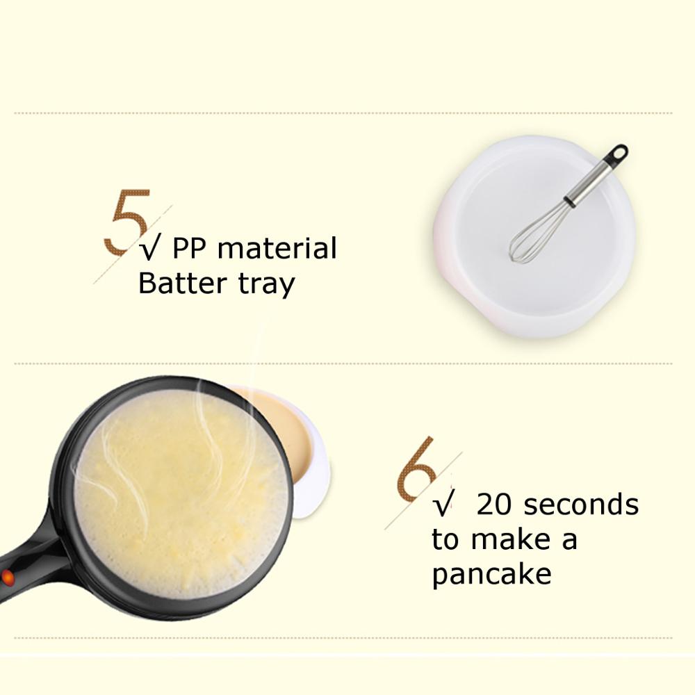 220V Non-stick making pancake Electric Crepe Pizza... – Grandado