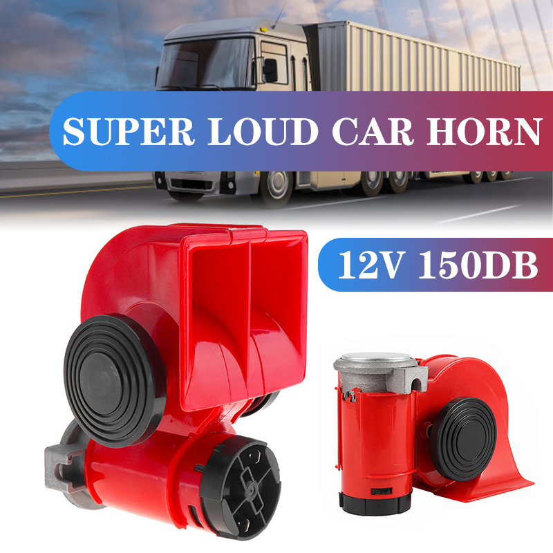 12V 150DB Auto Twin Dual Tone Compact Air Horns Ki... – Grandado