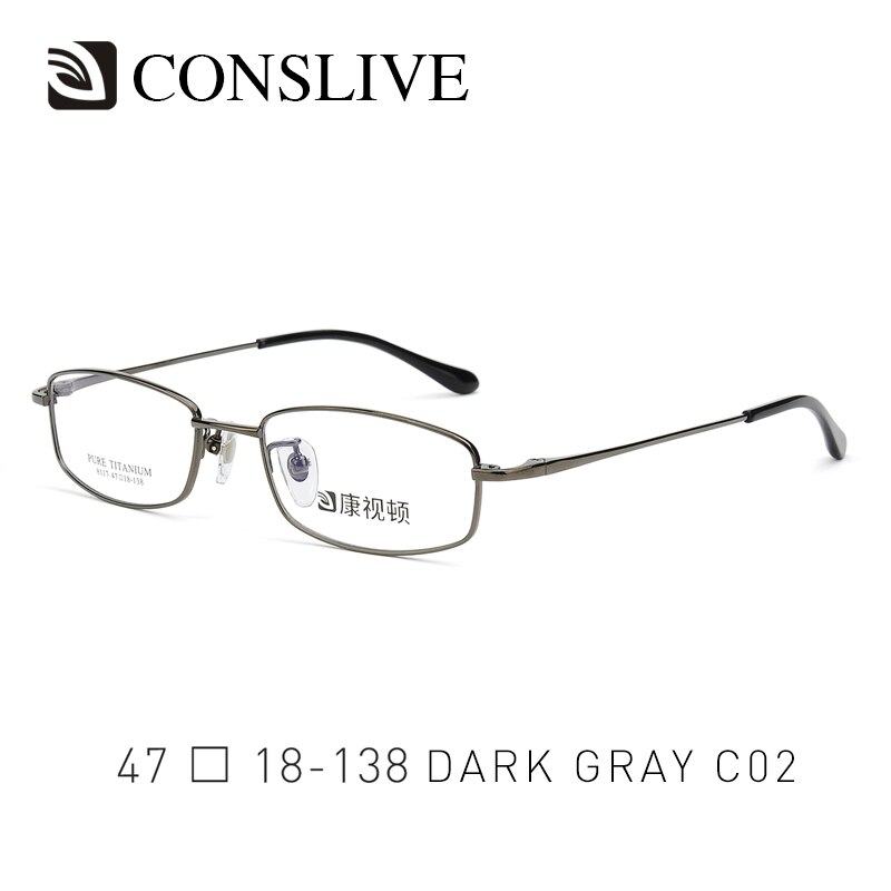 Men Optical Glasses Frames Small Titanium Eyeglass... – Vicedeal