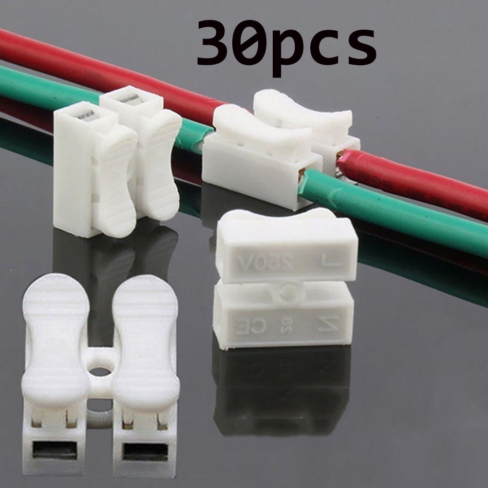 30pcs Lot 2 Pins Electrical Cable Connectors CH2 Q... – Vicedeal