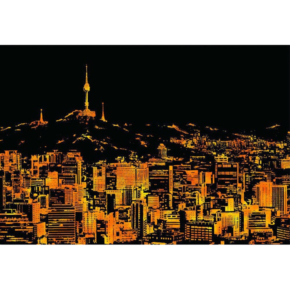 Kids Scratch Art Paper Frankrijk Parijs Diy Schrap... – Grandado