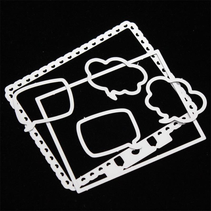 Memory Dex Border Frame Metal Cutting Dies Stencil... – Grandado