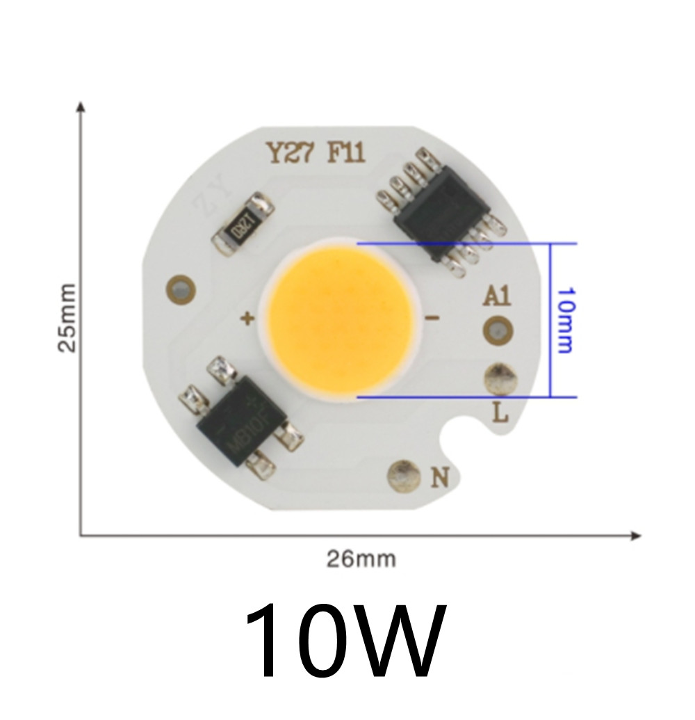 LED COB Chip 10W 20W 30W 50W 220V Smart IC No Need... – Grandado