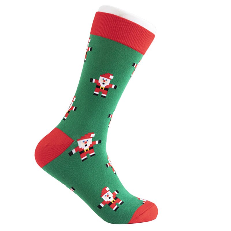 Kerstboom Kerstman Rode Luimen Katoen Mannen Sokke... – Grandado