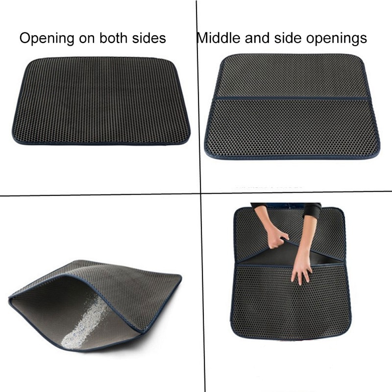 Cat litter Mat - Double Layer Pad - Large Flexible... – Vicedeal