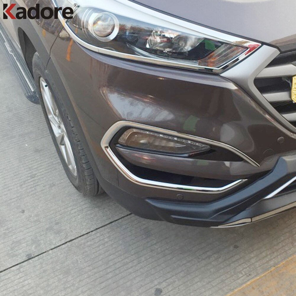 Voor Hyundai Tucson Chrome Voorkant Foglight Fog L... – Vicedeal