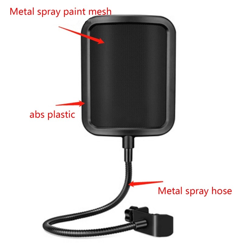 R91a Pop Filter Mic Pop Screen With Metal Mesh Com Vicedeal