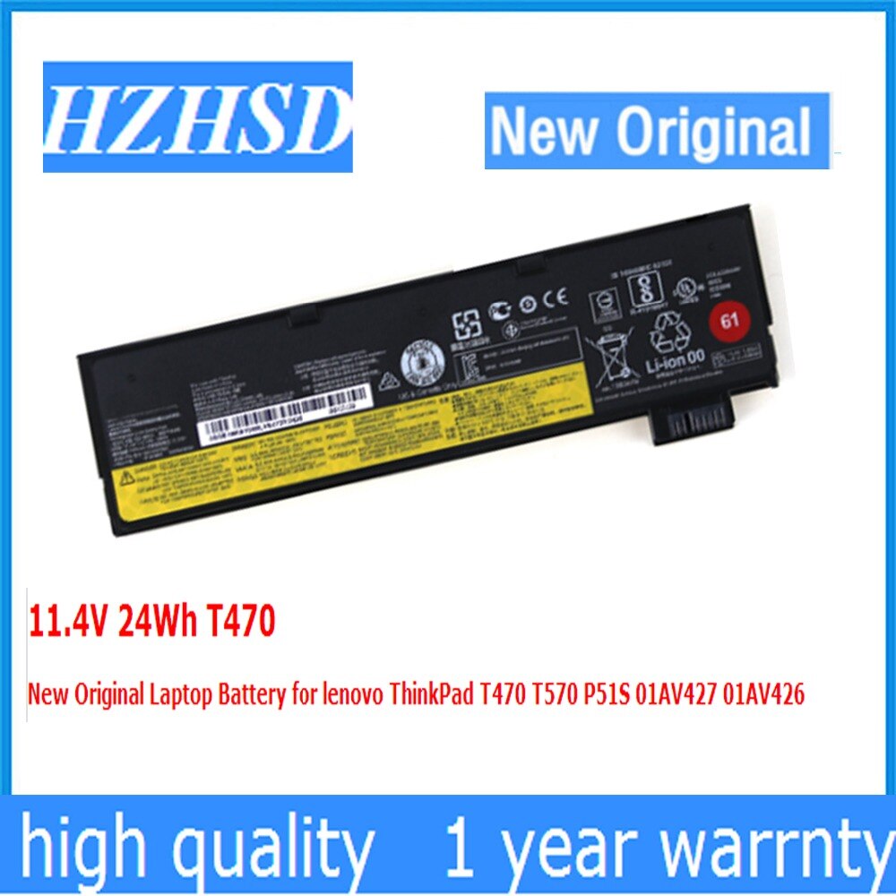 11.4V 24Wh T470 Original Laptop Battery for lenovo... – Grandado