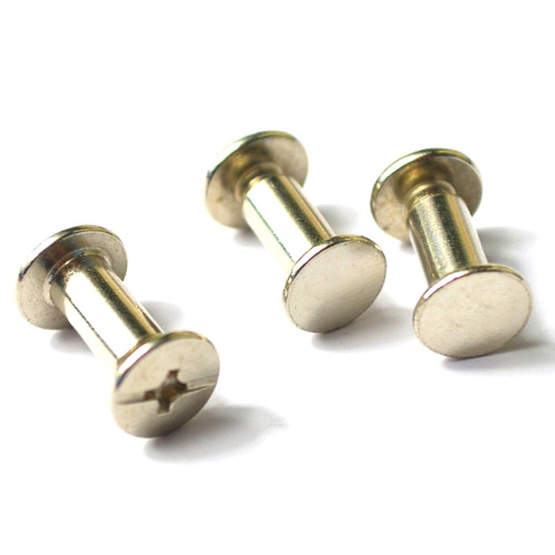 10PCS Nickel Binding Chicago Screws Nail Rivets Ph... – Vicedeal