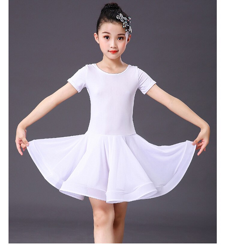 Junior Girls Latin Dance Dresses Big Ballroom Tang... – Grandado
