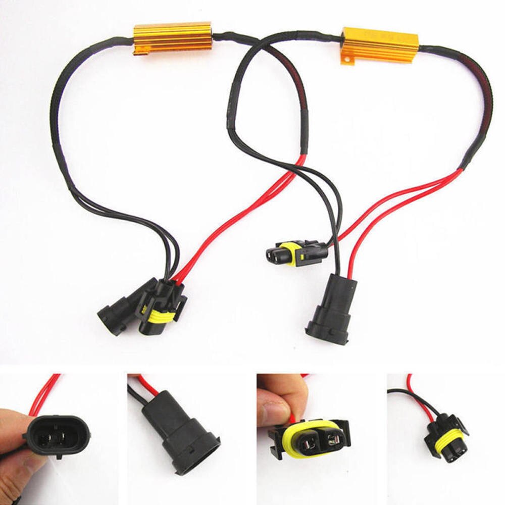 LED DRL Fog Light Canbus Load Resistor Warning Err... – Vicedeal