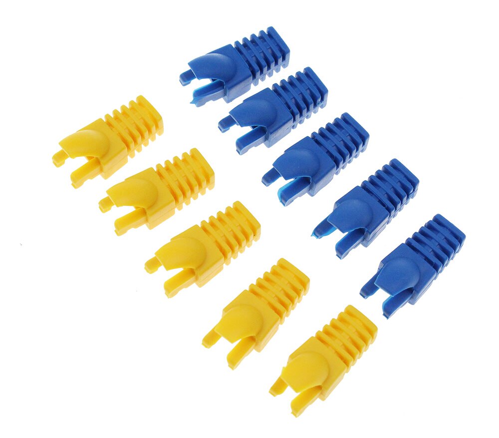 100 Stks Kleurrijke RJ45 CAT5 CAT5E CAT6 8P8C Ethe... – Vicedeal