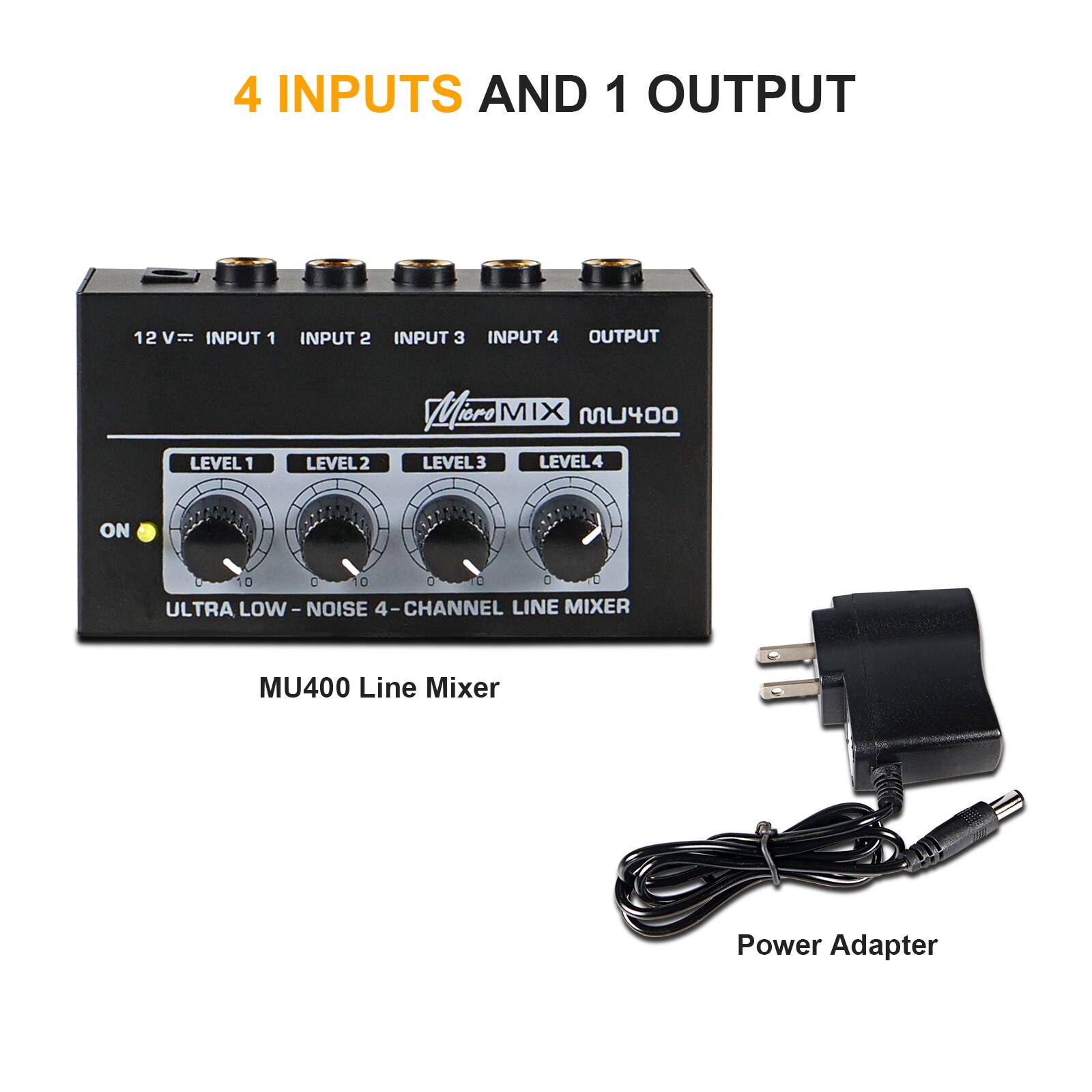 Ultra Low-Noise 4-Kanal Passive Linie Mixer für Li... – Grandado
