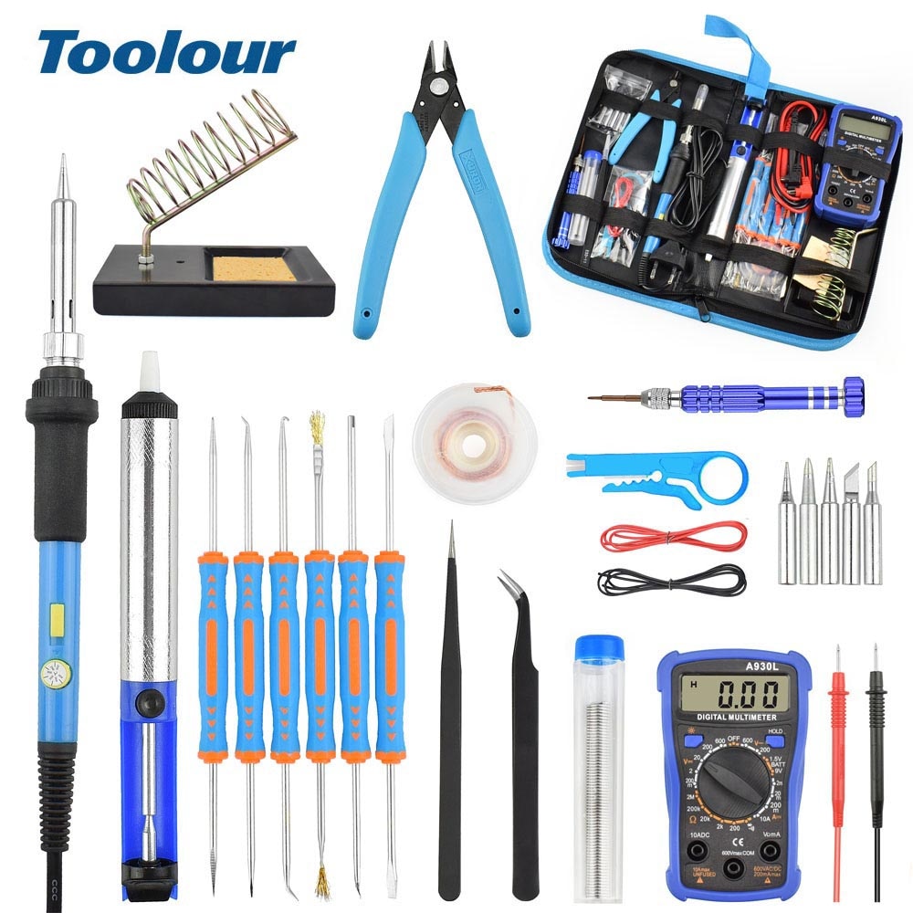 Toolour Us/Eu 110V/220V 60W Elektrische Soldeerbou... – Vicedeal