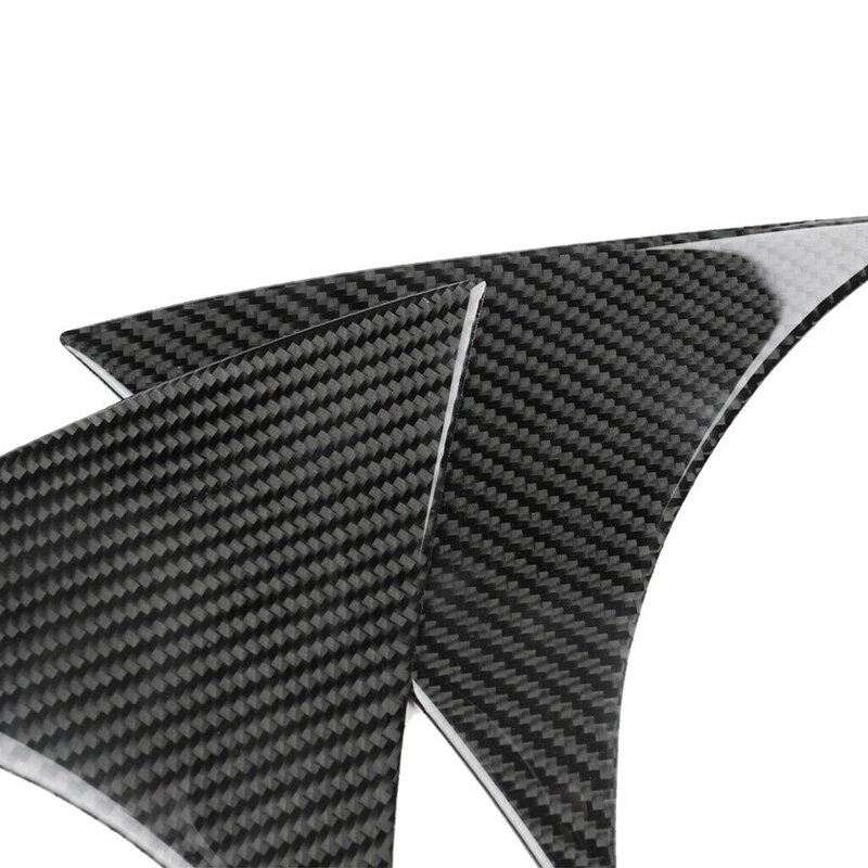 2Pcs Carbon Fiber Rear Window Spoiler Wing Trim fo... – Grandado