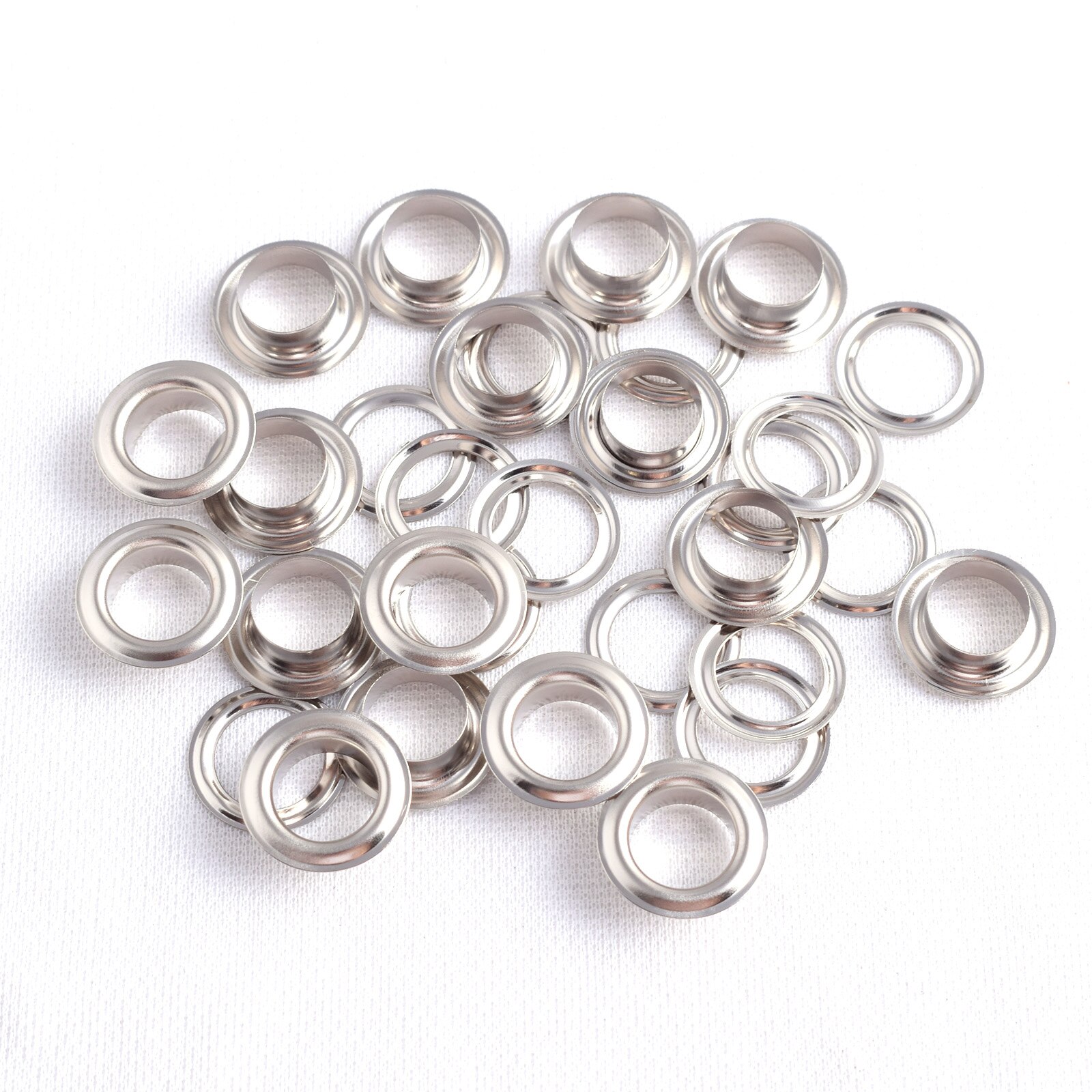 10mm Silver Eyelets Grommets with Washers Metal Gr... – Vicedeal