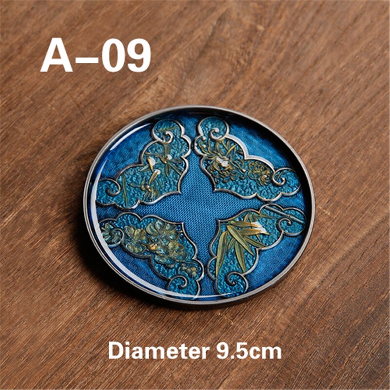 Emaille Pot Droog Schuim Lager Platform Donkerrood... – Vicedeal