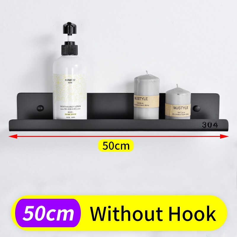 Badkamer Plank Zwart Rvs Badkamer Rekken Met 3 Hak... – Grandado