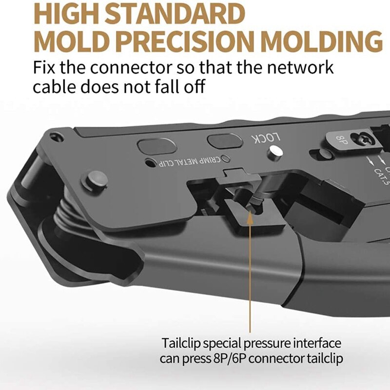 Network Crimping Tool for Cat7 Cat8 Rj45 Cat5 Cat6... – Grandado