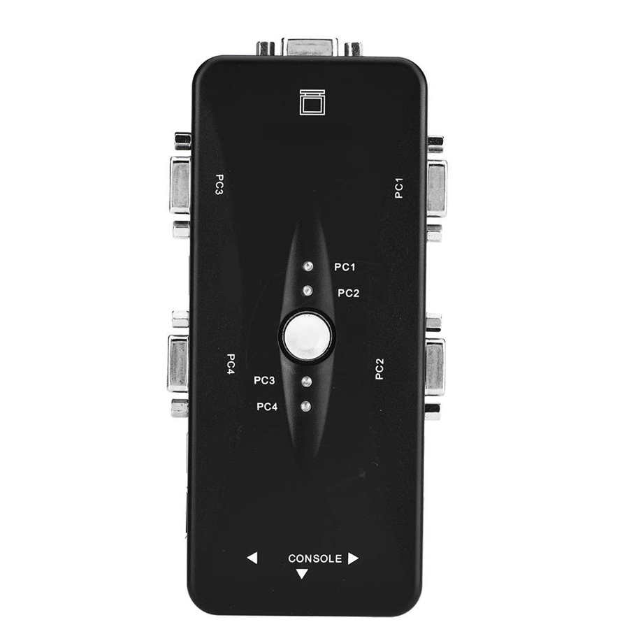 3-way 2/4Port USB VGA KVM Switch Box Adapter Contr... – Vicedeal