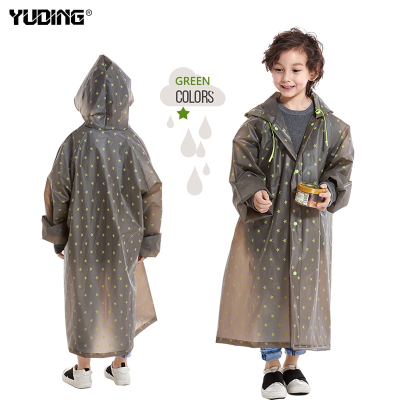 Yuding Kunststoff Kinder Regenmantel Im Freien Mit... – Vicedeal