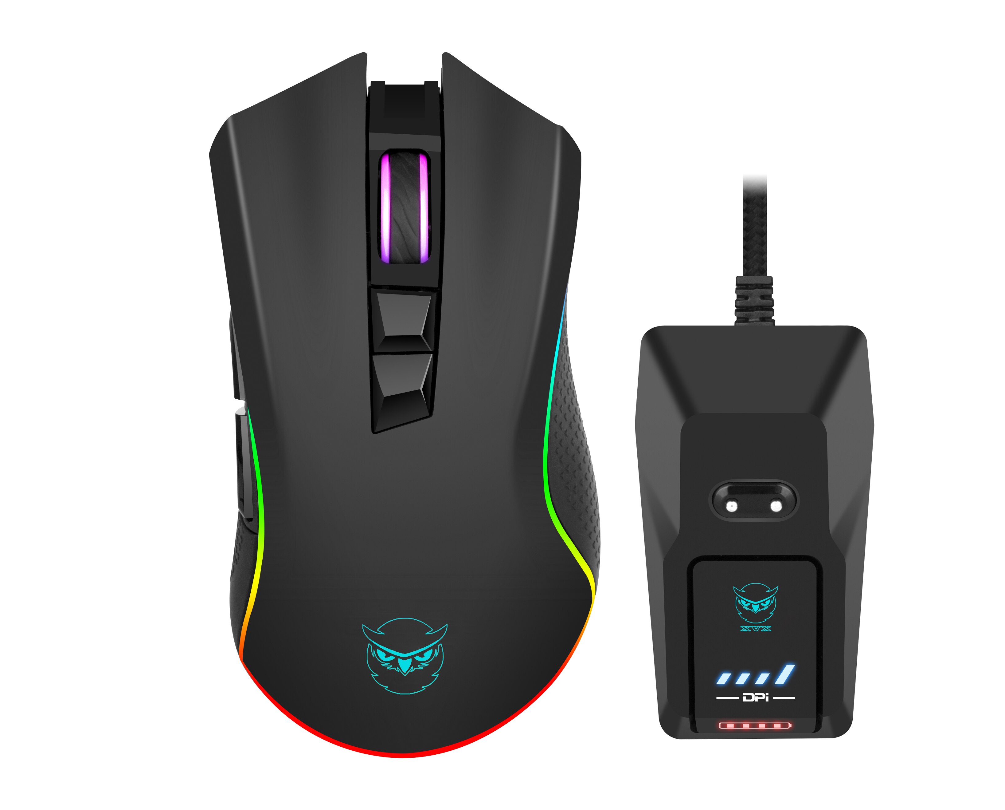 XVX Wireless Mouse Charging Dock + Wireless Mouse ... – Grandado