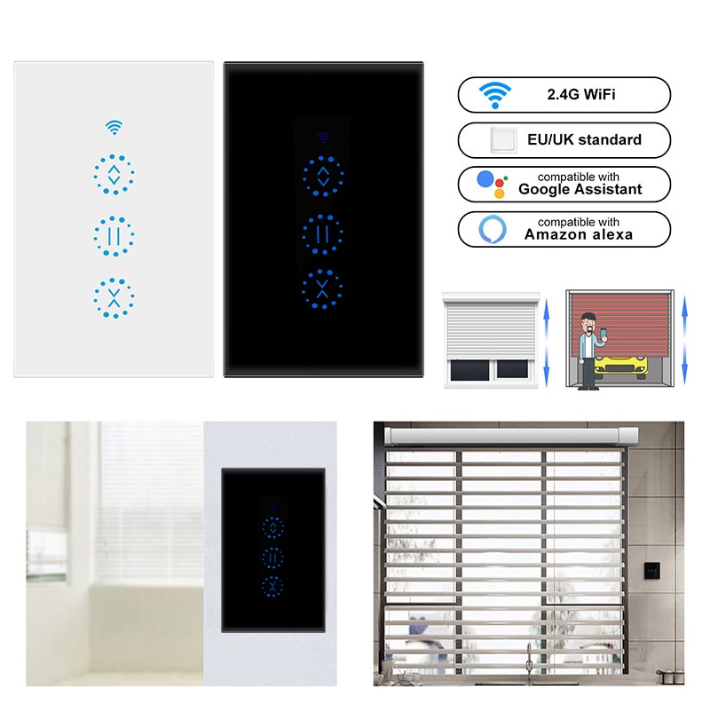 WiFi Electric Touch Blinds Curtain Control Switch ... – Grandado