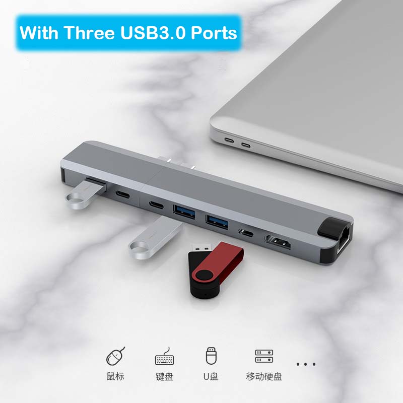 9in1 Type C HUB USB C Magnetic Attraction Docking ... – Grandado