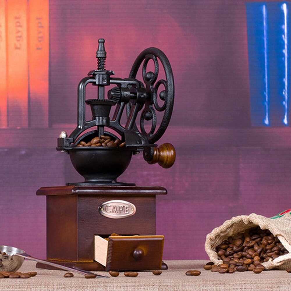 Vintage Retro Manual Coffee Grinder Ferris Wheel H... – Grandado