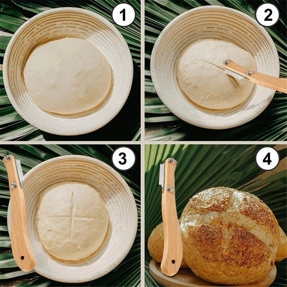 Bread Knife Lame Bread Arc Curved Knife Bakery Kit... – Grandado