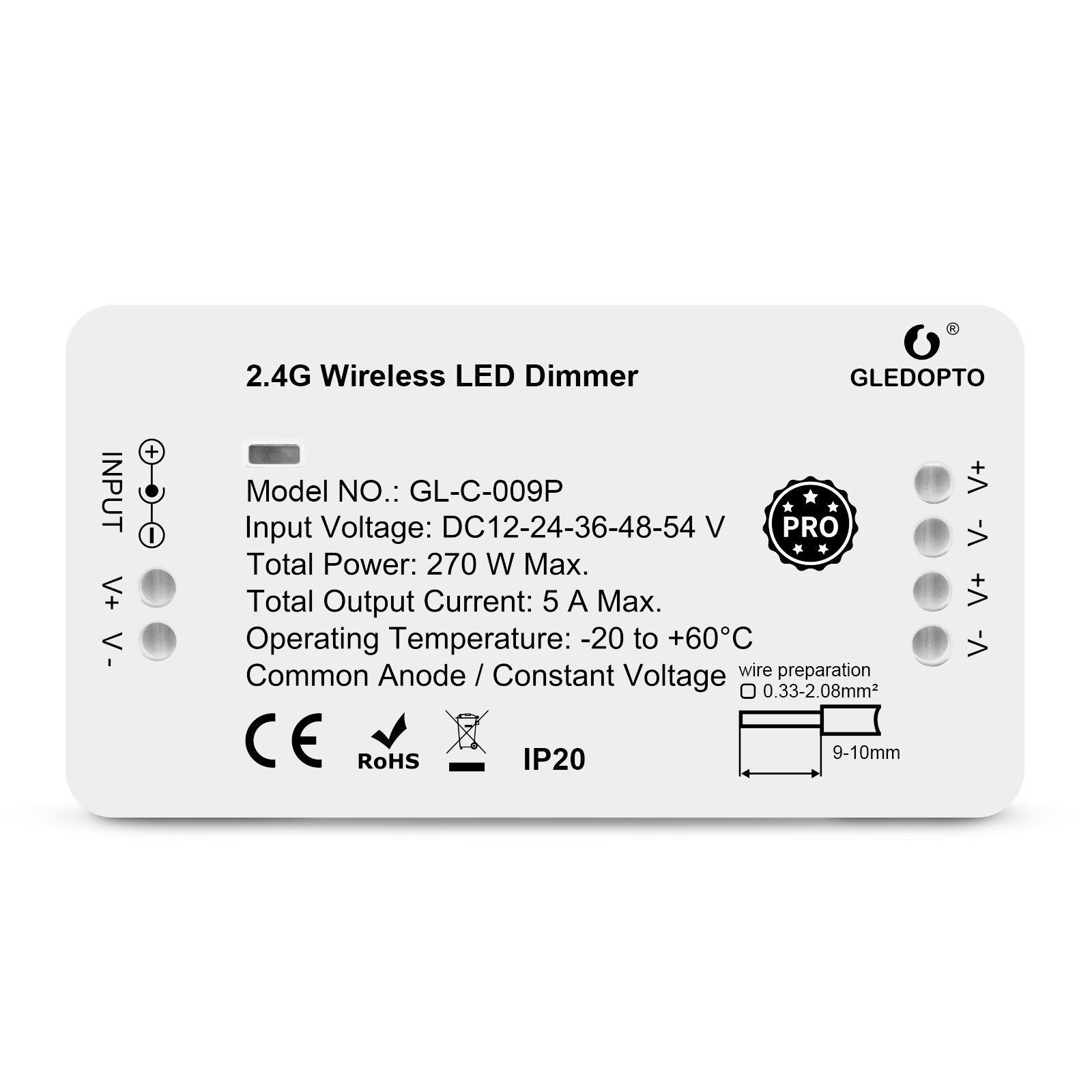 Gledopto Smart Zigbee 3.0 Pro LED Dimmer Strip Con... – Vicedeal