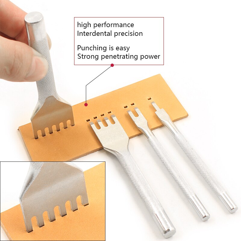 3mm Silver Leather Hole Puncher Carton Steel Sewin... – Grandado