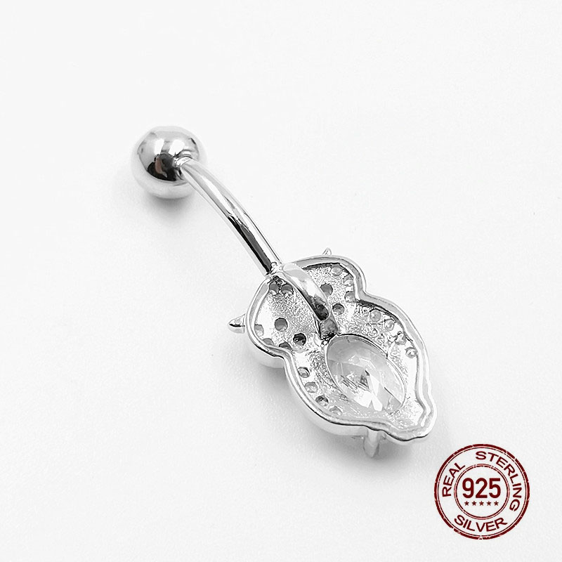HelloLook Cute Owl Belly Button Rings 925 Sterling... – Vicedeal