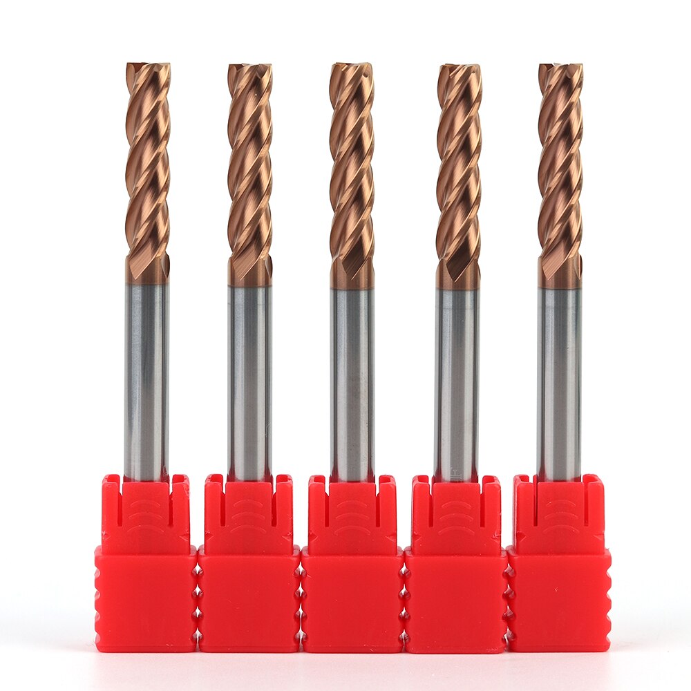 1pcs End Mill 4mm 6mm 8mm HRC60 4F Extra Long 75mm... – Grandado